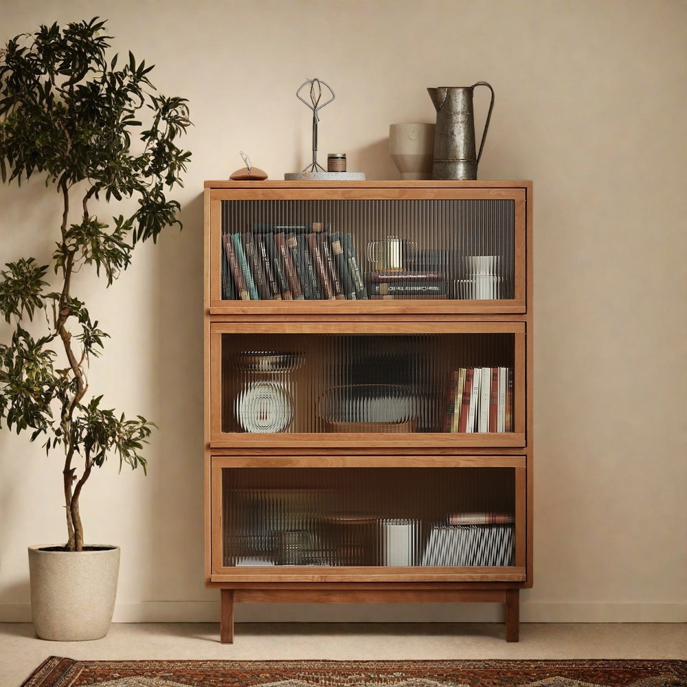 Kaoloupin Japanese Style Vintage Display Bookcase - Wayfair Canada