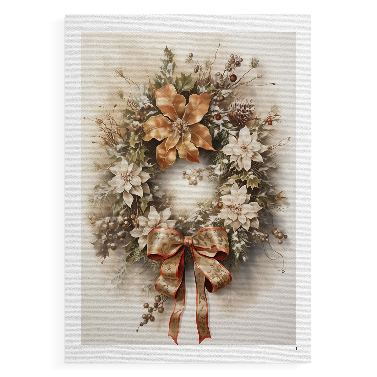 Ophelia & Co. Christmas Holiday Art DXC -Canvas Print Only - NOT FRAMED ...