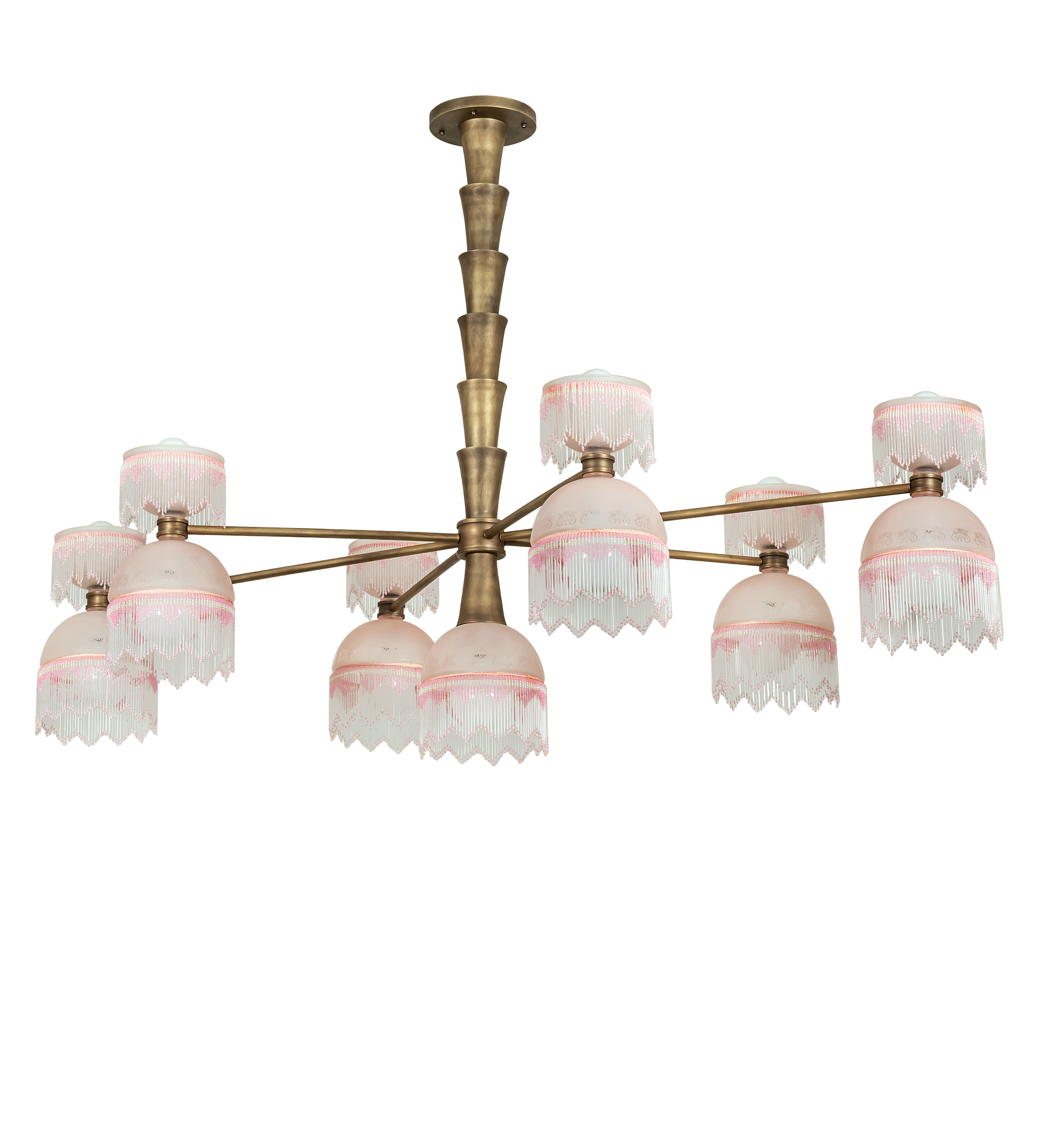 2nd Ave Lighting Lex 7 - Light Sputnik Modern Linear Chandelier ...