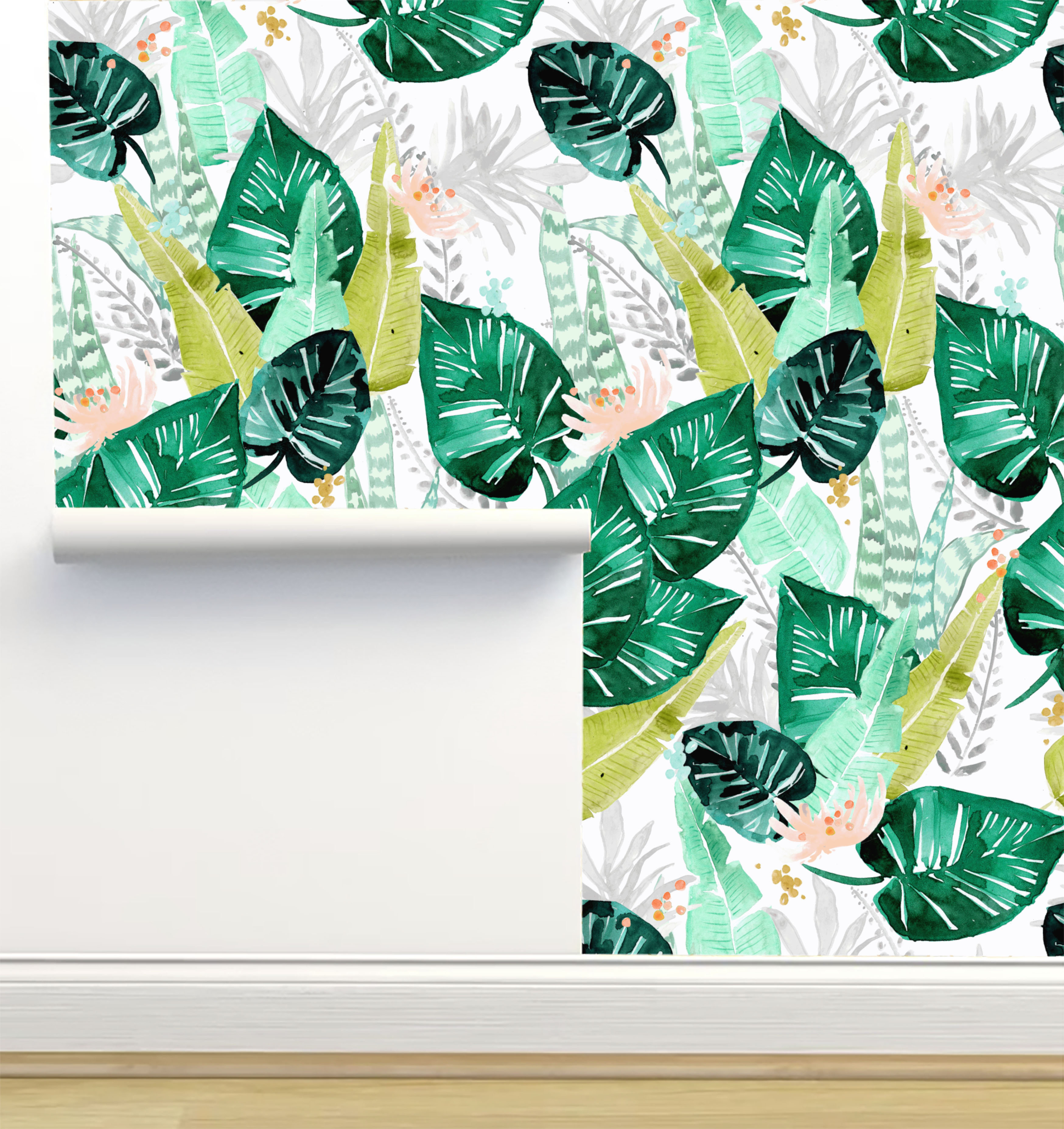 Limitless Walls Crystal W Design 6' L x 24" W Peel and Stick Wallpaper ...