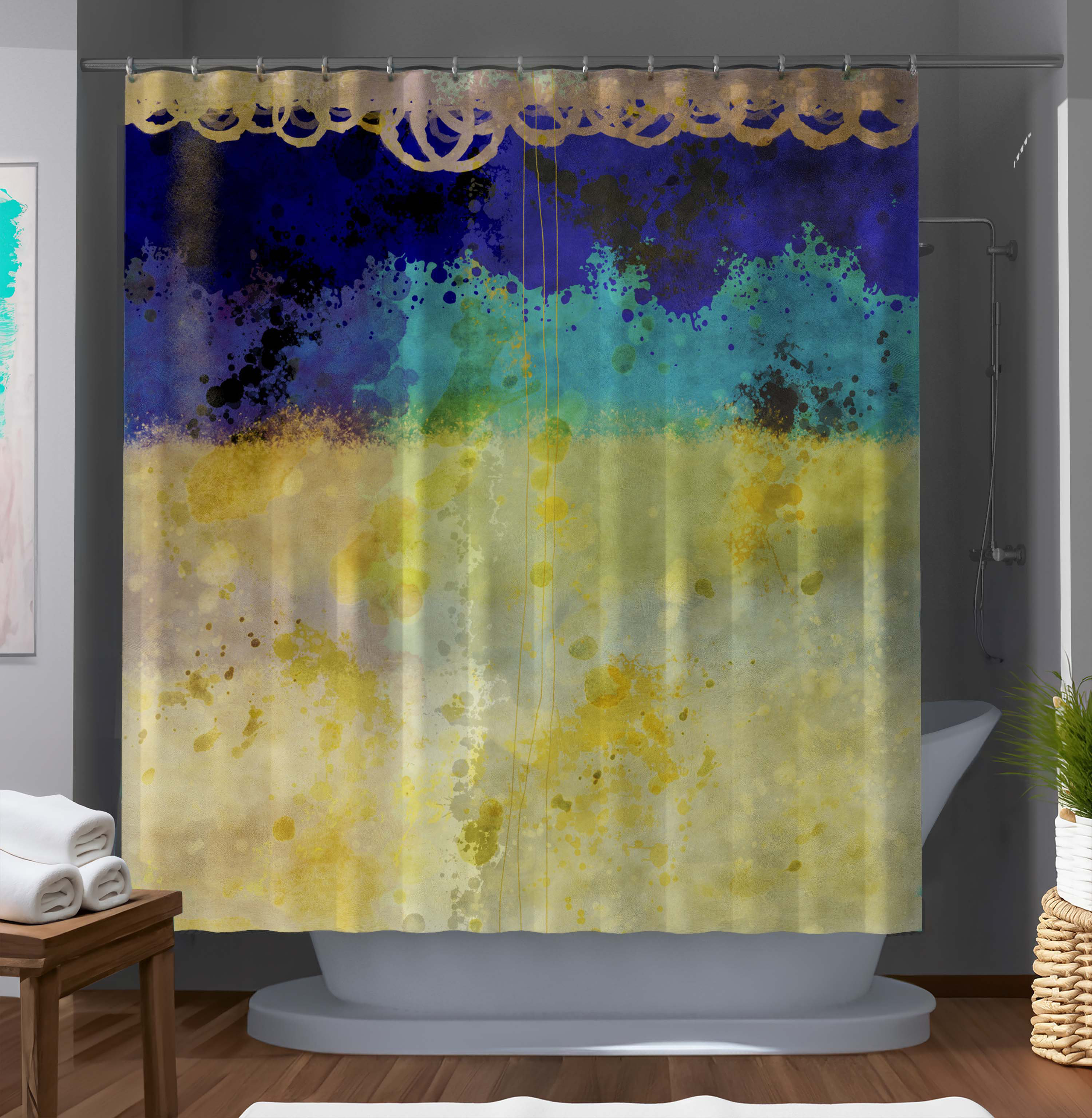 East Urban Home Rapicka Shower Curtain | Wayfair