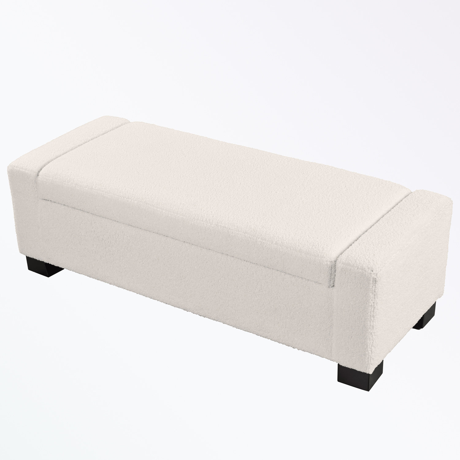 George Oliver Bench with hinged flip top and soft cushion | Wayfair