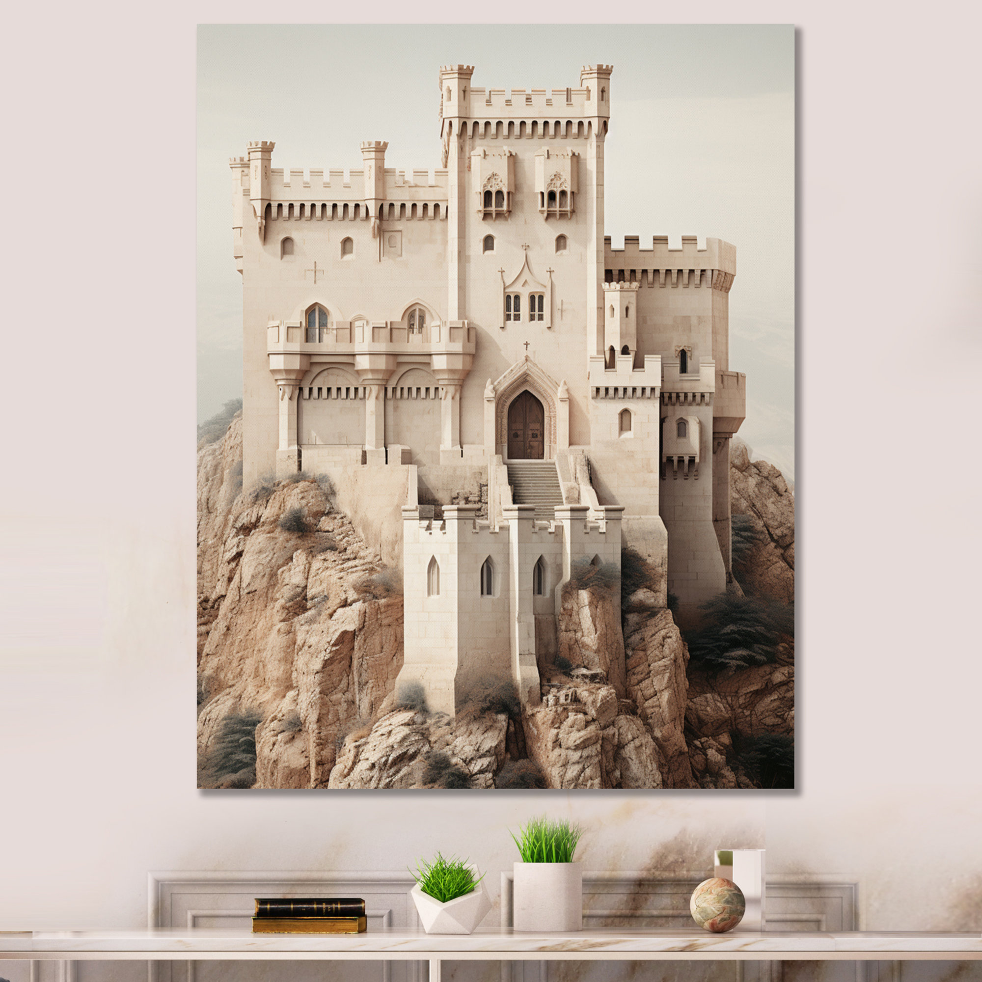 Red Barrel Studio® Tifford Castles Minimalist Majesty I - Print on ...