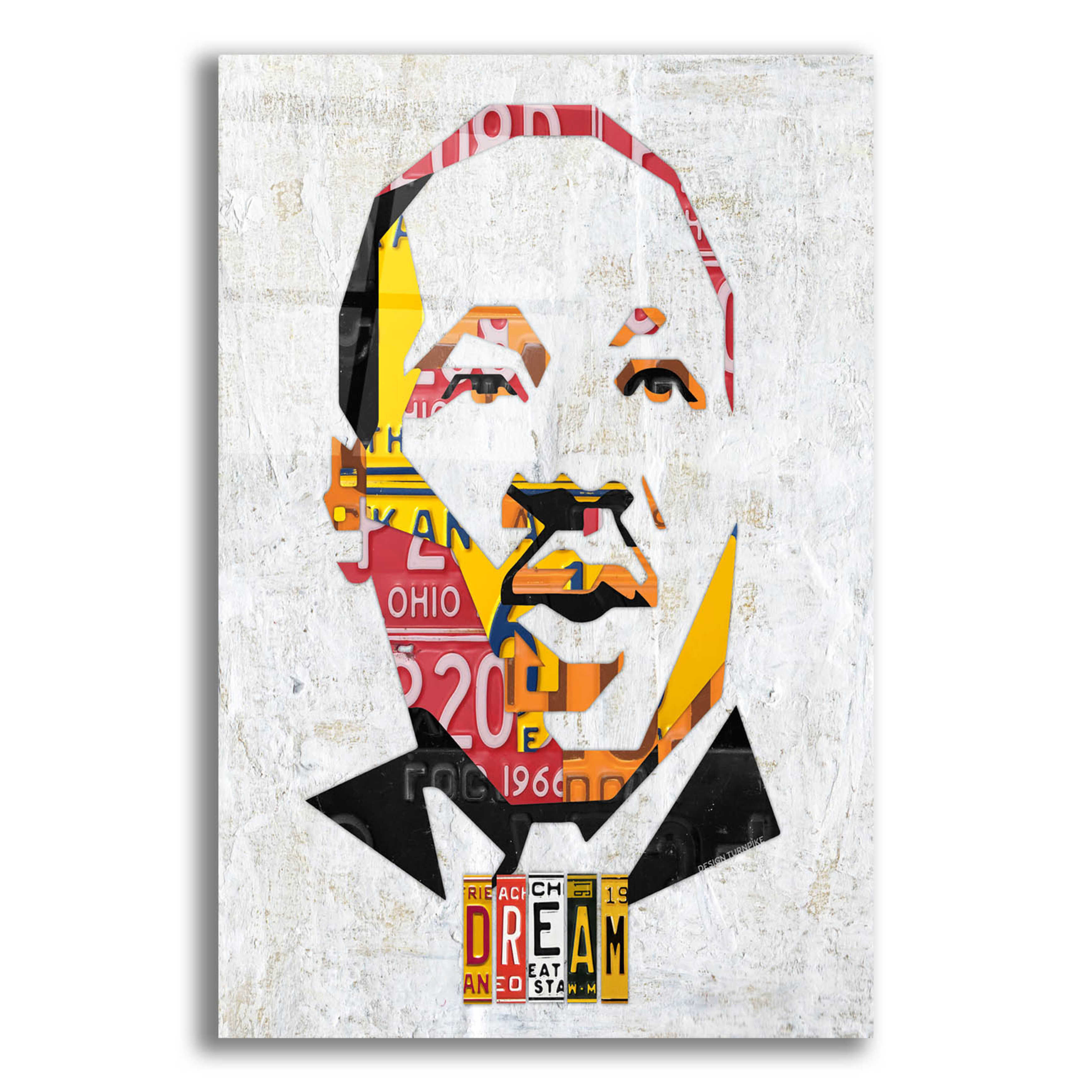 Williston Forge 'Mlk Dream Portrait' By Design Turnpike, Acrylic Glass ...