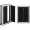 TABU 13.77'' W x 17.32'' H Aluminum Door Mounted Pet Door,Single ...