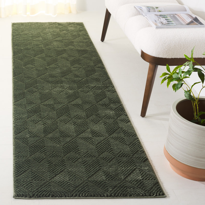 Latitude Run® Theodis Revive Performance Geometric Rug | Wayfair