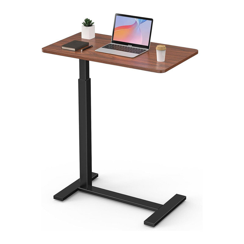Hokku Designs TV Tray Table with Wheels, Height Adjustable Rolling ...