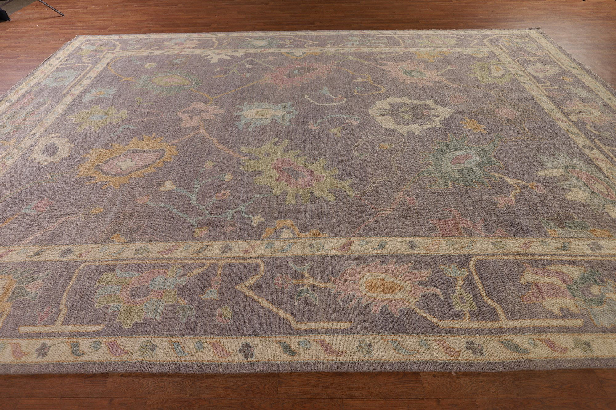 Rugsource All-Over Gray Oushak Vegetable Dye Large Rug 10x14 | Wayfair