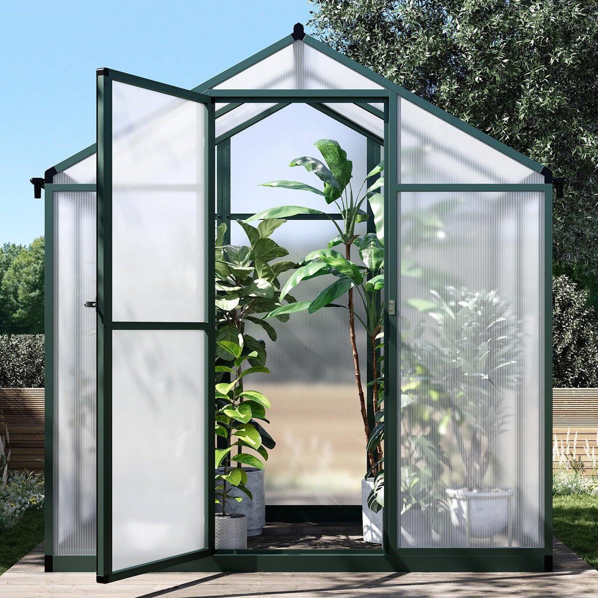 babevy Greenhouse For Outdoors With Quick Structure | Wayfair