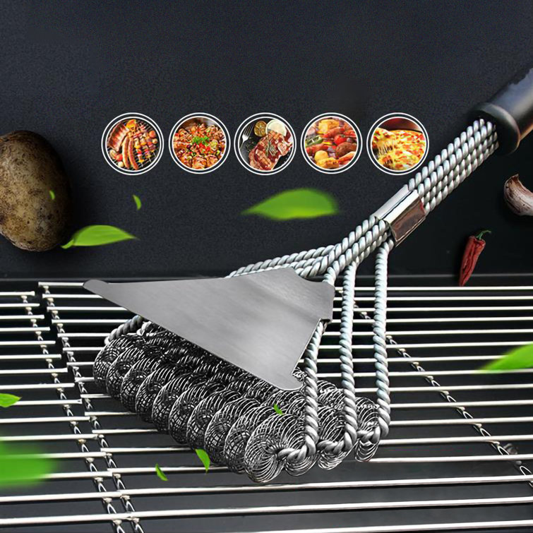 FixtureDisplays Stainless Steel Cleaning Brush - Wayfair Canada