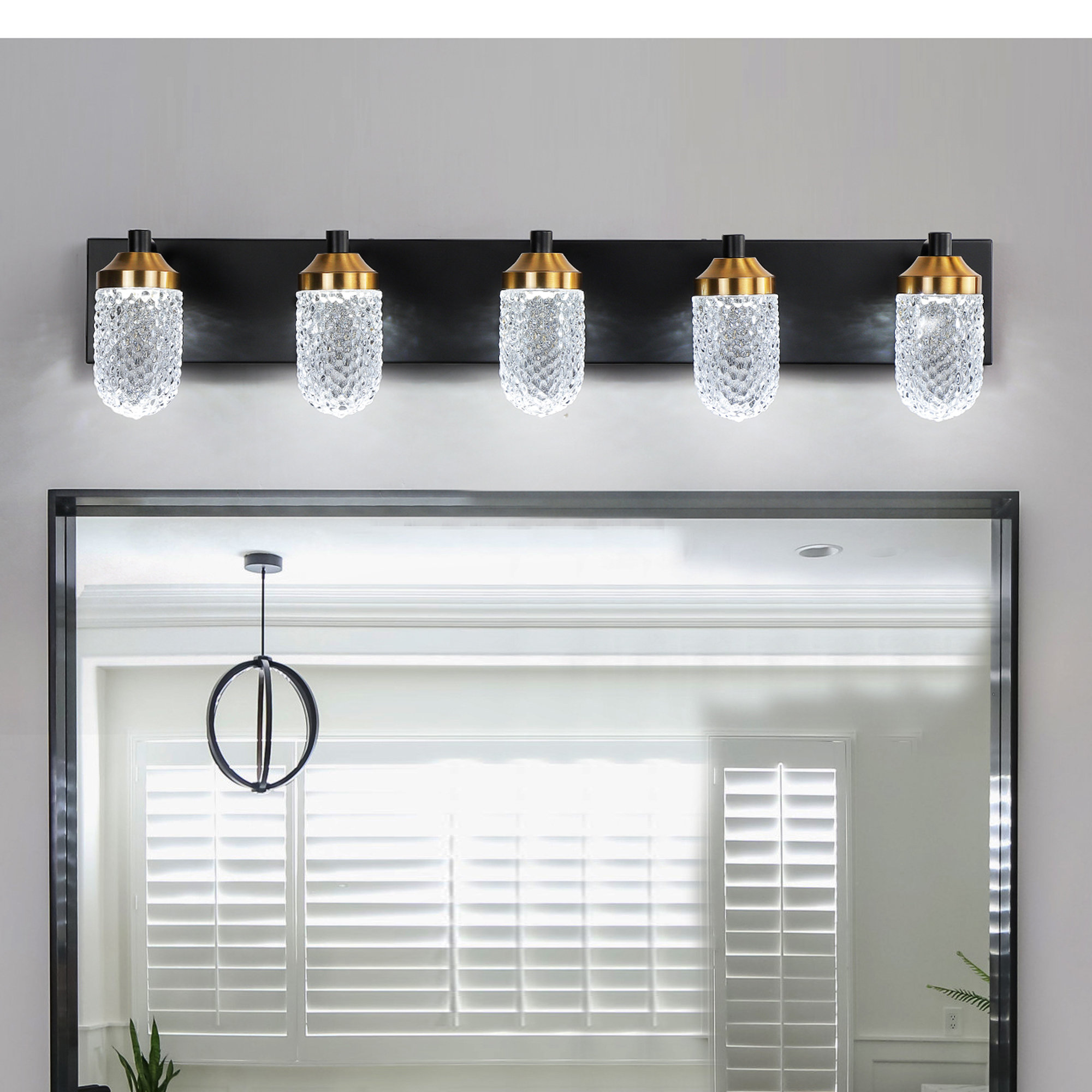 Breakwater Bay Bancora 5 - Light Bath Bar | Wayfair