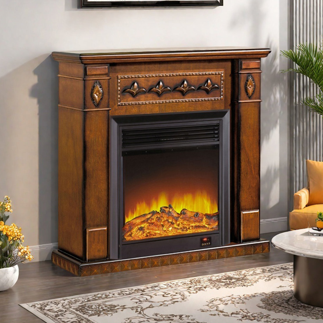 Canora Grey Simple American fireplace - Wayfair Canada
