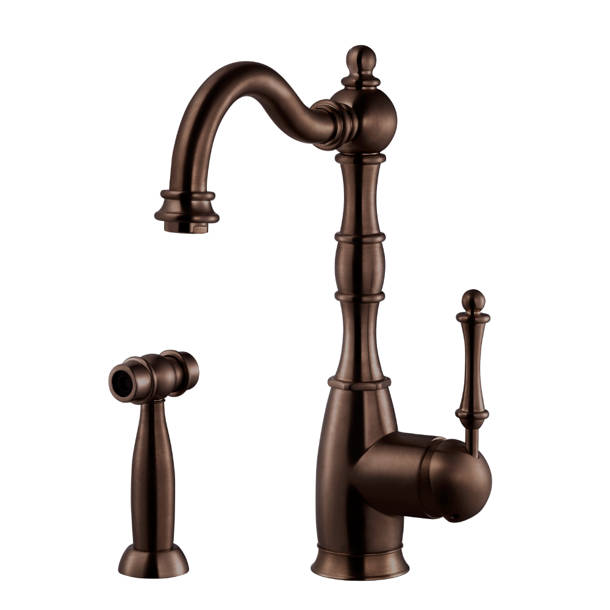 Houzer Charlotte Kitchen Faucet with Side Spray & Reviews | Wayfair