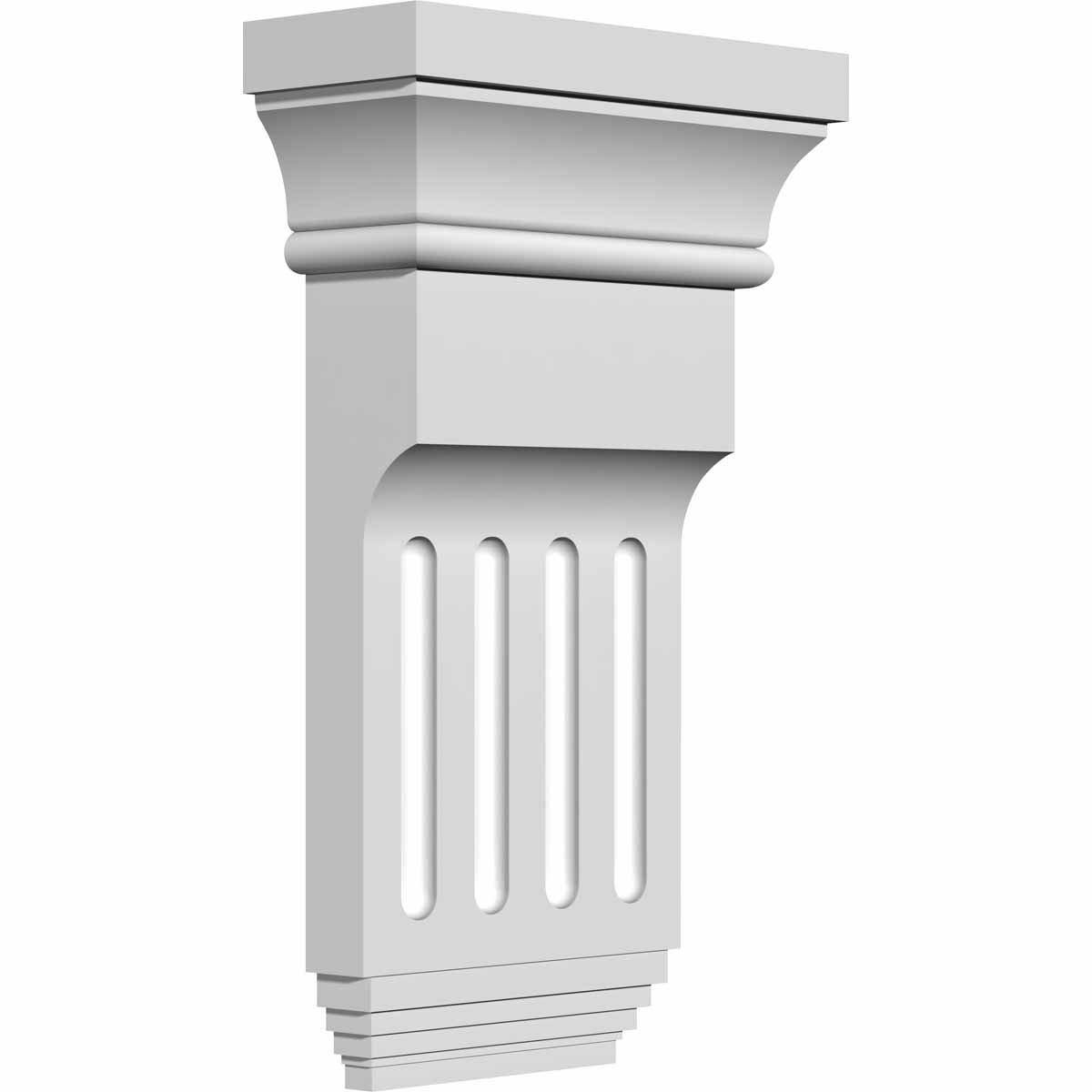 Ekena Millwork Endurathane Edwards 10.375'' H x 6'' W x 2'' D Bracket ...