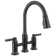 Delta Renaldi Pull-Down ProClean Bridge Kitchen Sink Faucet, Two Handle ...