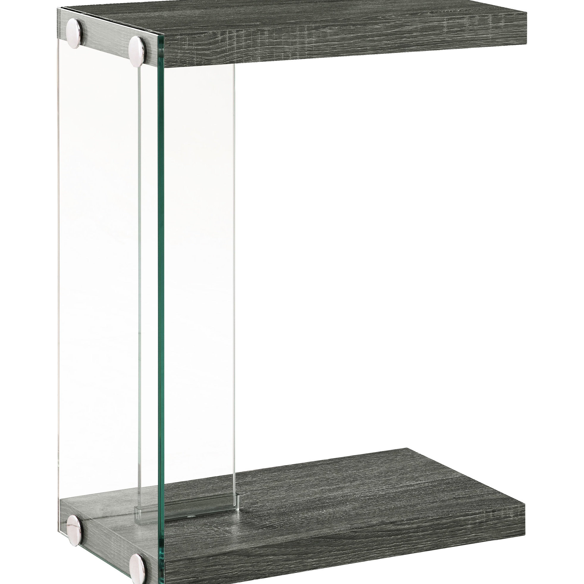 Ivy Bronx Long-lasting Performance Weathered Grey Side Table ...