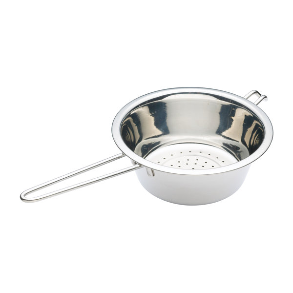 KitchenCraft Stainless Steel Long Handled Colander & Reviews | Wayfair ...