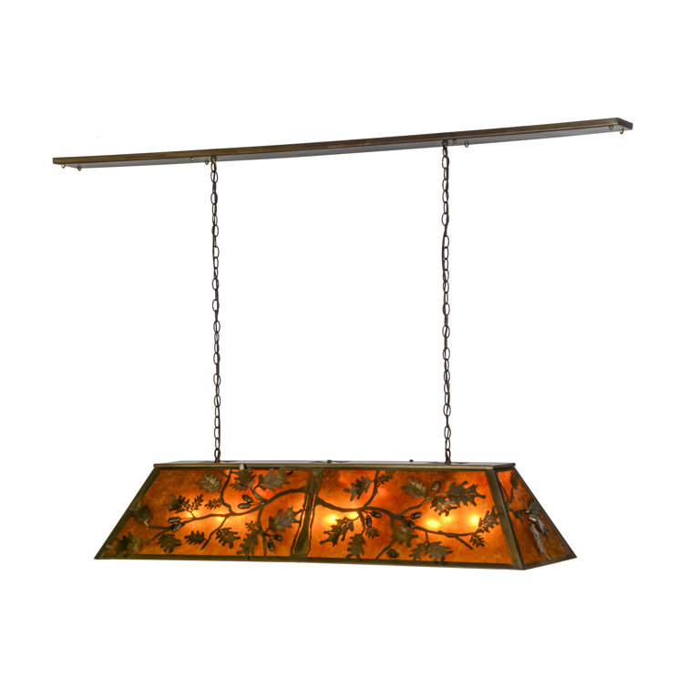 Meyda Lighting 9 - Light Antique Copper Pool Table Lights Pendant | Wayfair