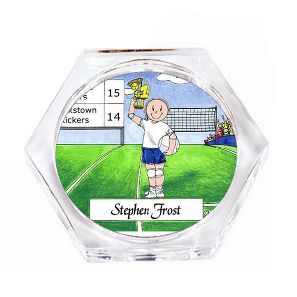 Printed Perfection Personalized Volleyball Player - Male Drink Coaster ...