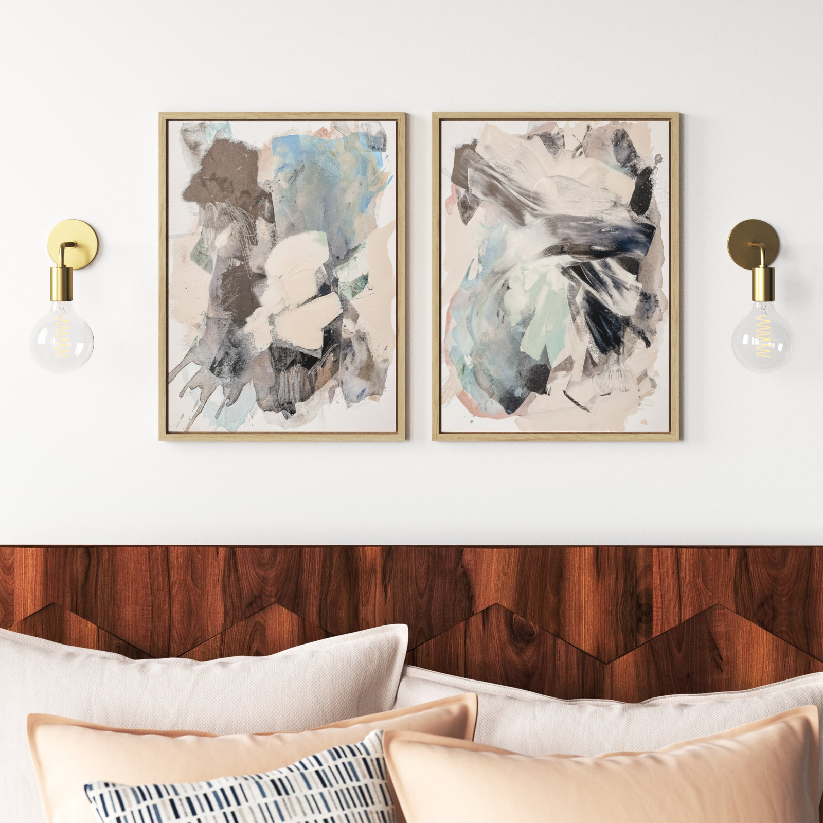 Wade Logan® Bianeth Painted Flow I and II by Amy Lighthall - 2 Piece ...