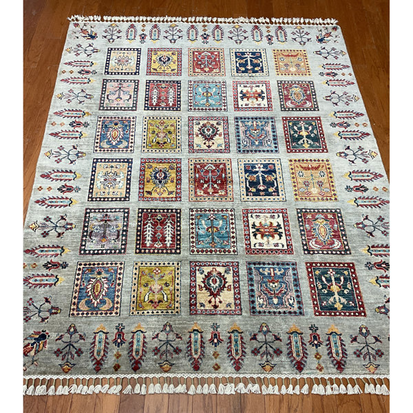 Herat Oriental Hand Knotted Wool Patchwork Rug - Wayfair Canada