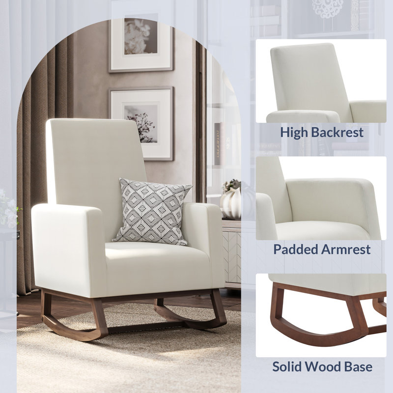 George Oliver Jancar Rocking Chair & Reviews | Wayfair
