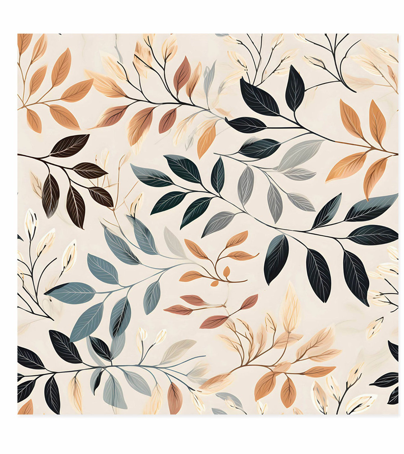 Winston Porter Holiday Thanksgiving Fall Leaves I Cottage Unframed Art ...