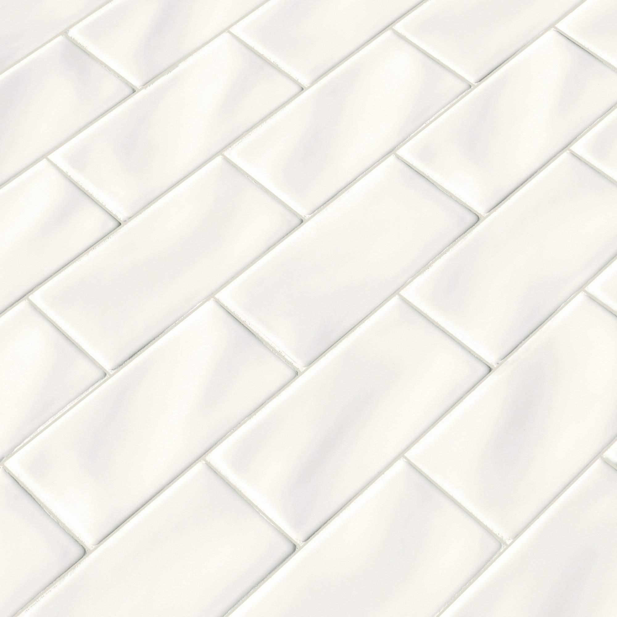 Ackland Subway 3 in. x 6 in. Glossy Ceramic Mosaic Wall Tile & Reviews ...