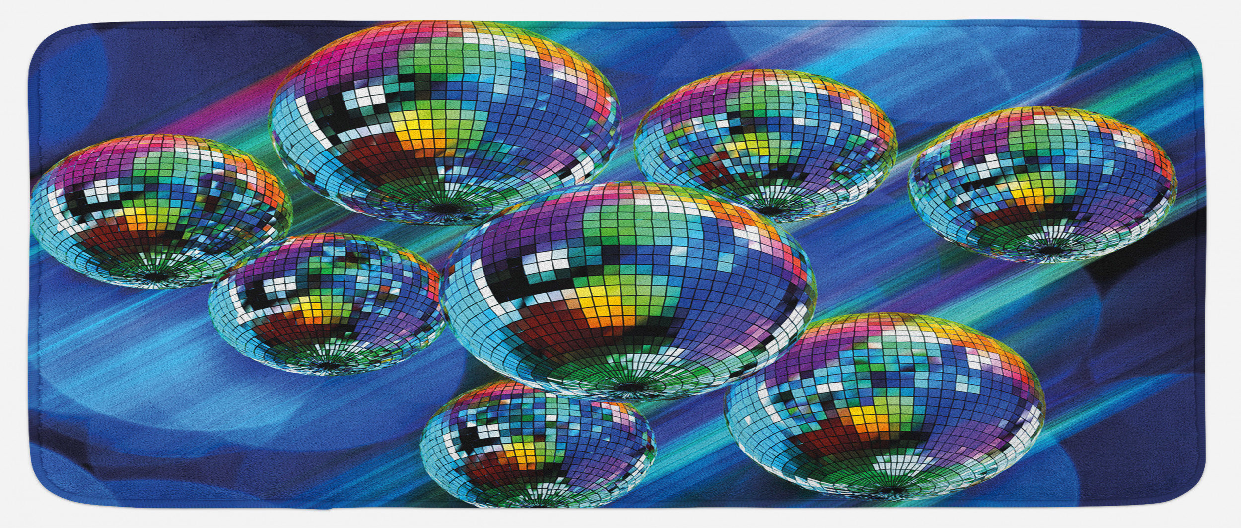 East Urban Home Colorful And Funky Vibrant Disco Balls In Abstract ...