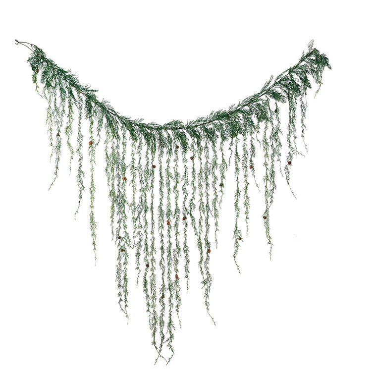 The Twillery Co.® Vassar 72" Artificial Cedar Swag & Reviews | Wayfair