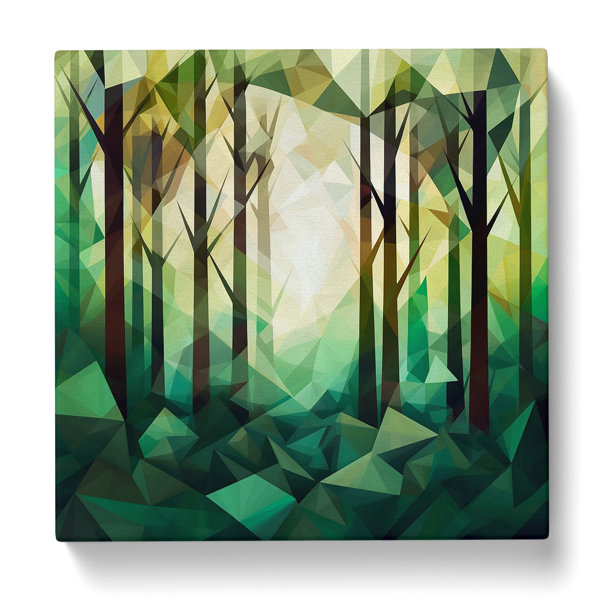 Alpen Home Forest Cubism - Print | Wayfair.co.uk