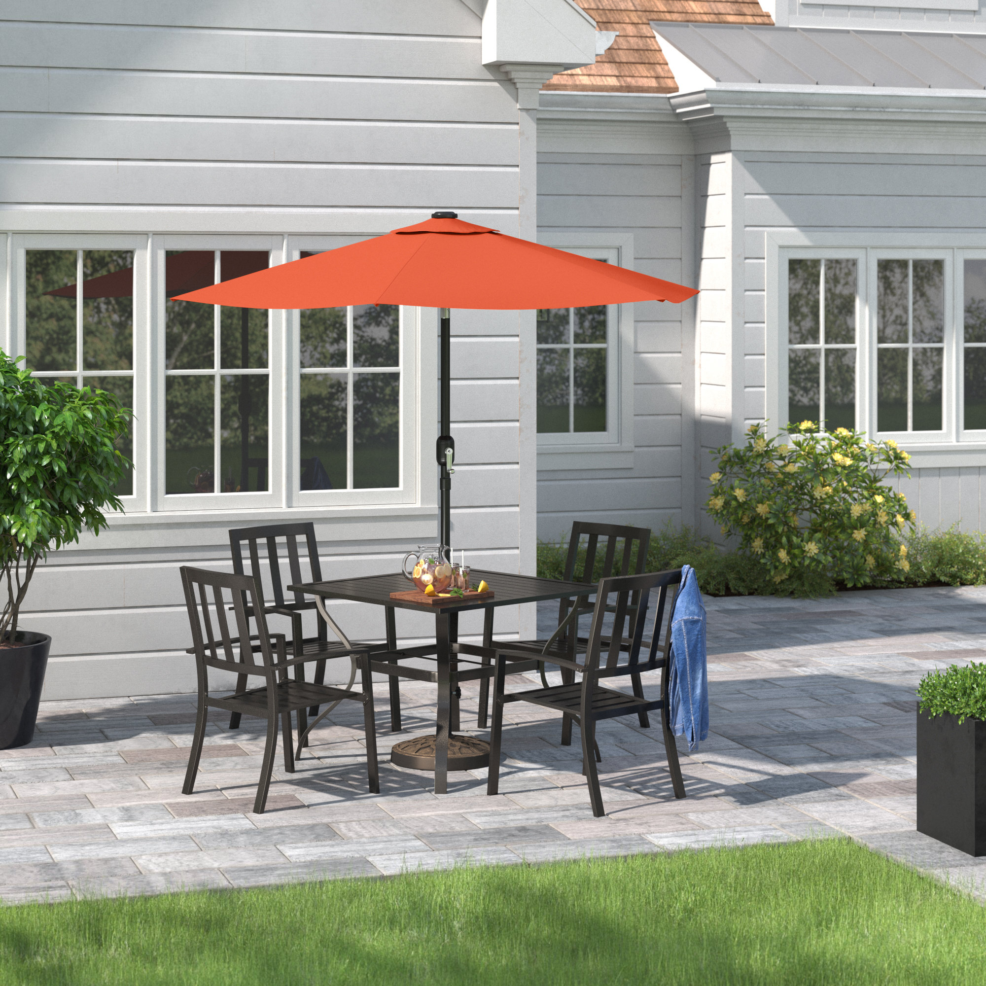 Sol 72 Outdoor™ Bohanan 90" Market Polyester Umbrella & Reviews ...