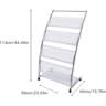 Latitude Run® 6-Layer Magazine Rack Floor Standing Newspaper And ...