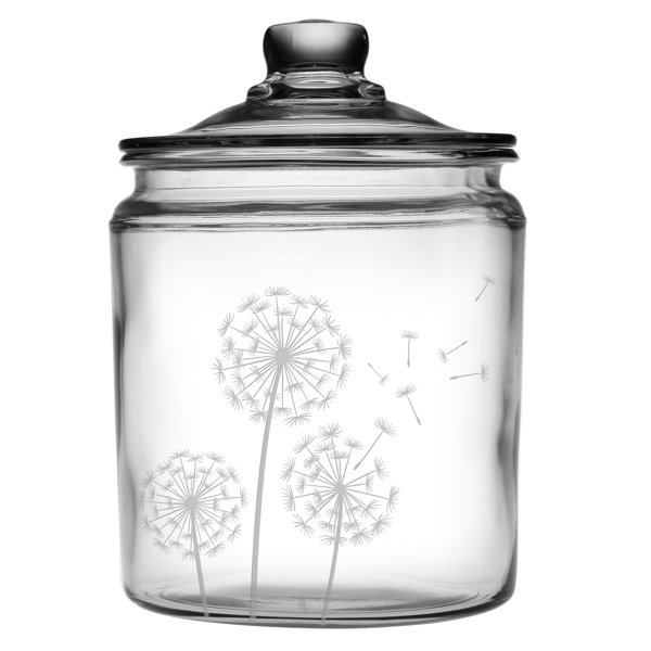 Red Barrel Studio® Dandelions 2 qt. Storage Jar & Reviews | Wayfair