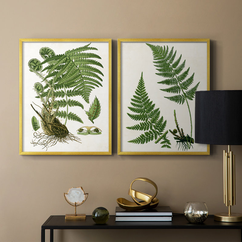 Winston Porter Fern I-Premium Framed Print -Ready to Hang - No Nails ...