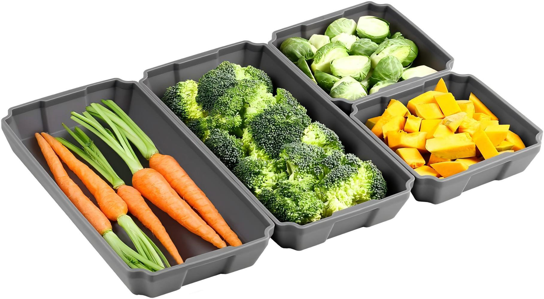 Anadea Silicone Sheet Pan Set, Extra Large Size 4PCS Nonstick Silicone ...