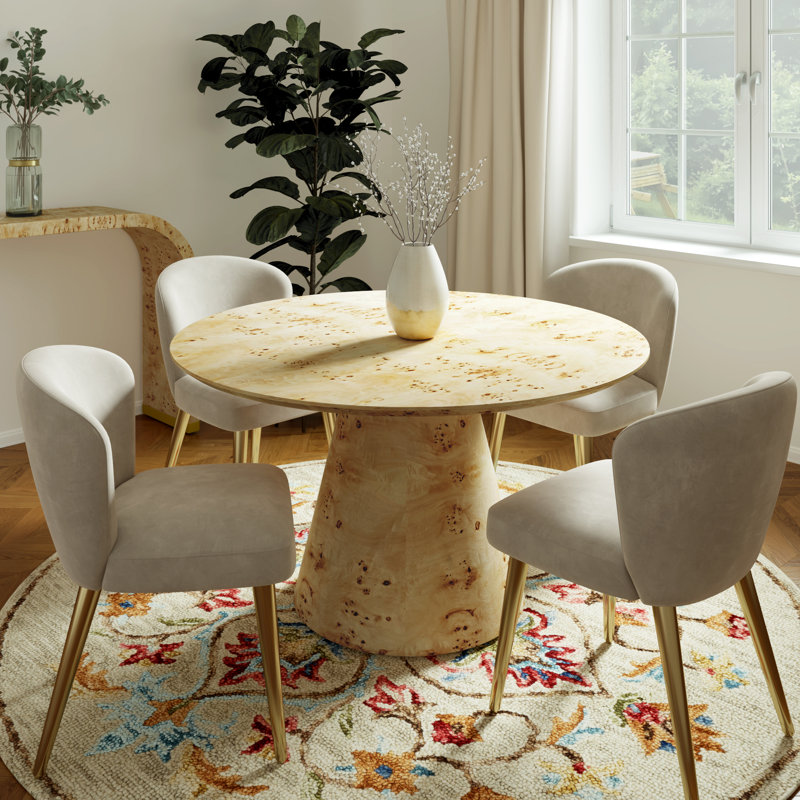 unusual round dining table