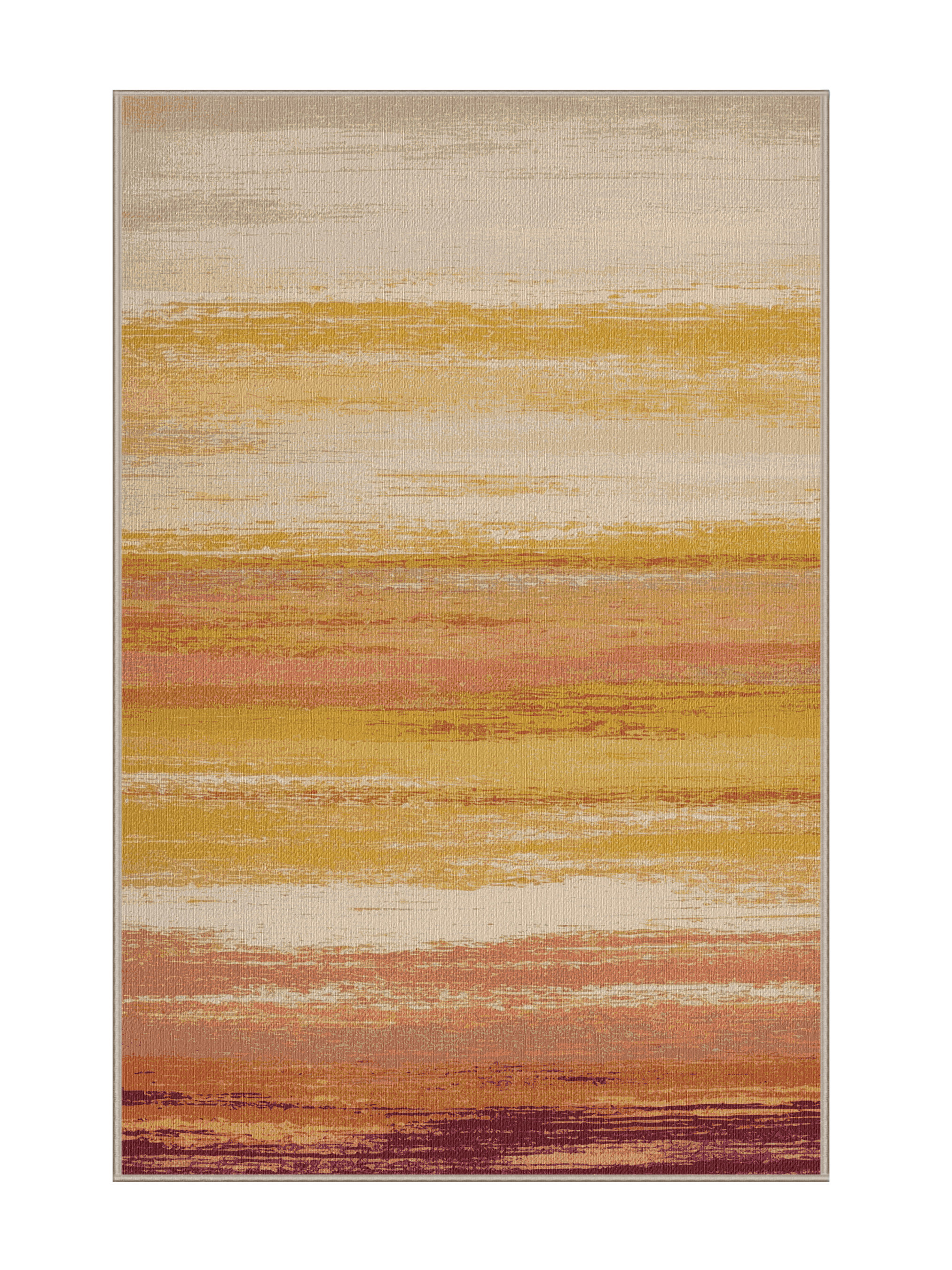 Bloomsbury Market Washable Coastal Sunset Colours Coastal Area Rug ...