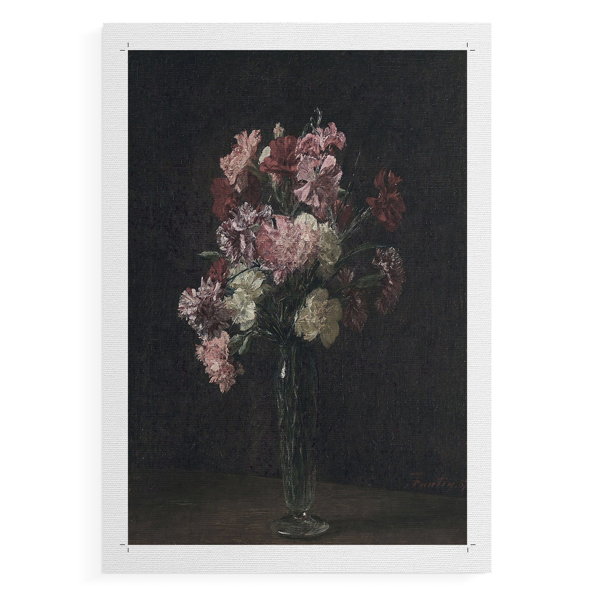 Charlton Home Vintage Floral Print XCIII -Canvas Print Only - NOT ...