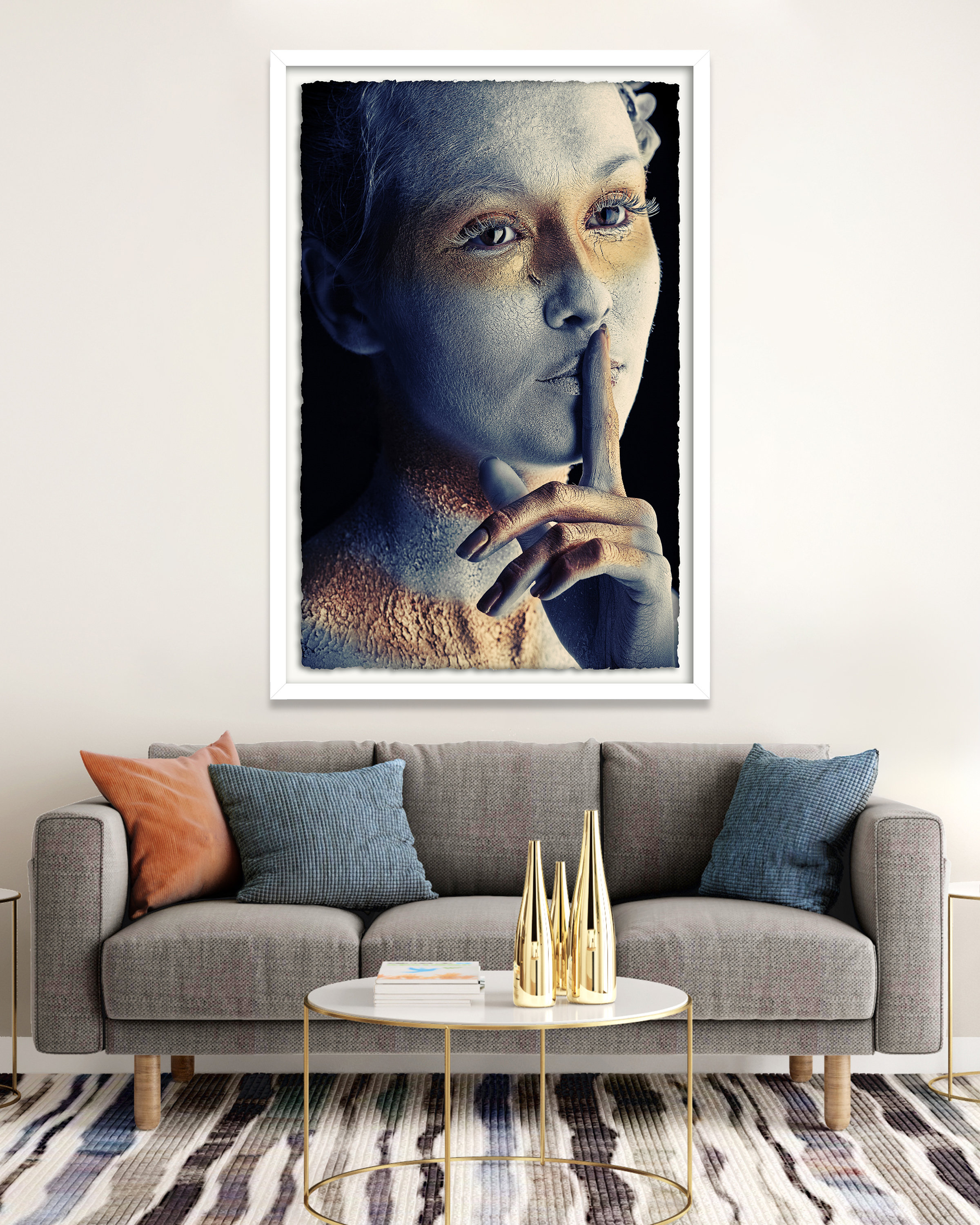 RFA Decor Whisper - Open Corner Frame Print on Paper | Wayfair