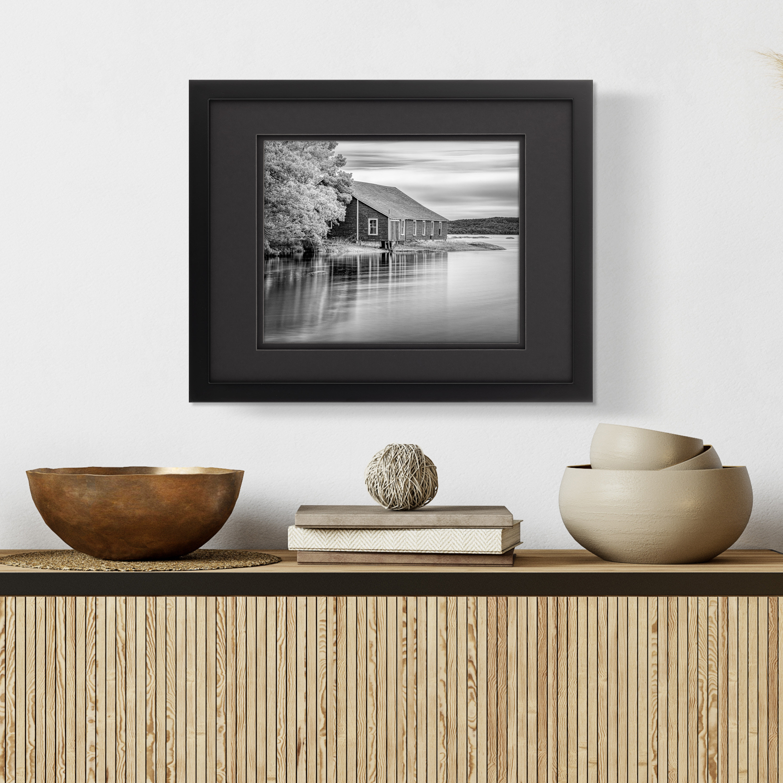 Gallery Solutions Black Wall Mount Or Tabletop Picture Frame With ...