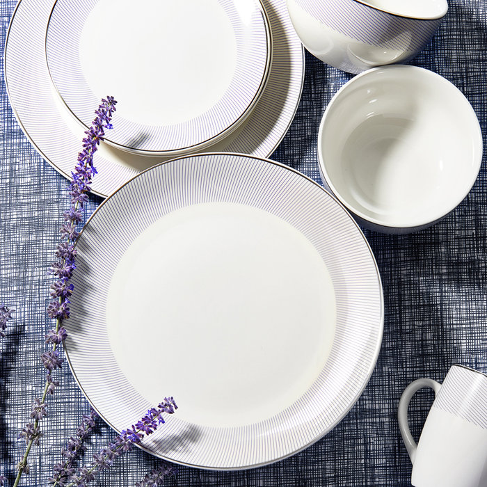 Elle Decor Stoneware Dinnerware Set - Service for 4 & Reviews | Wayfair