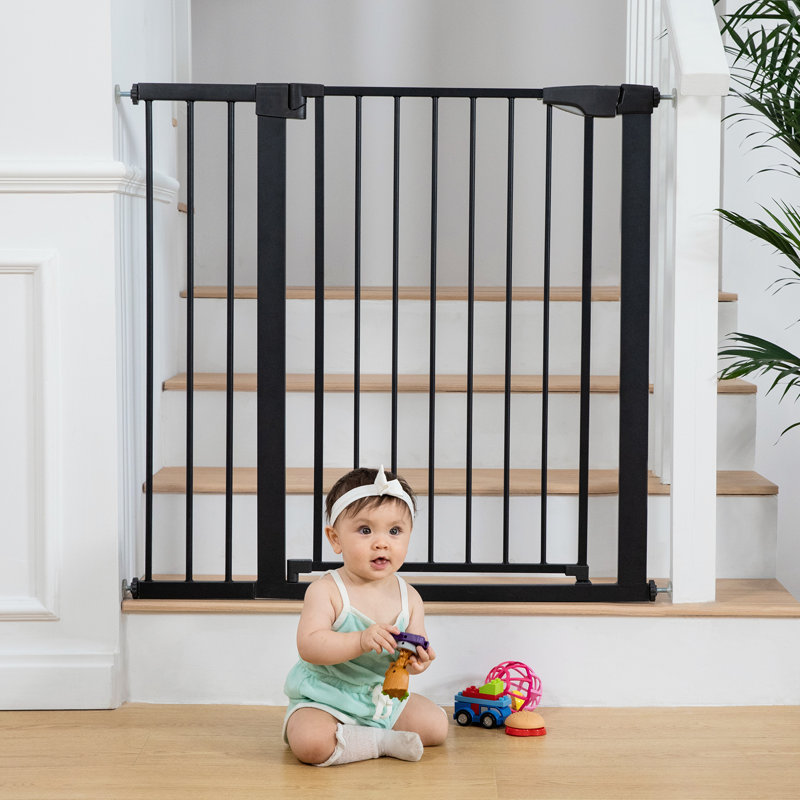 CY 36" Tall Auto Close Walk Thru Safety Gate 29.5"-48.8" Wide & Reviews ...