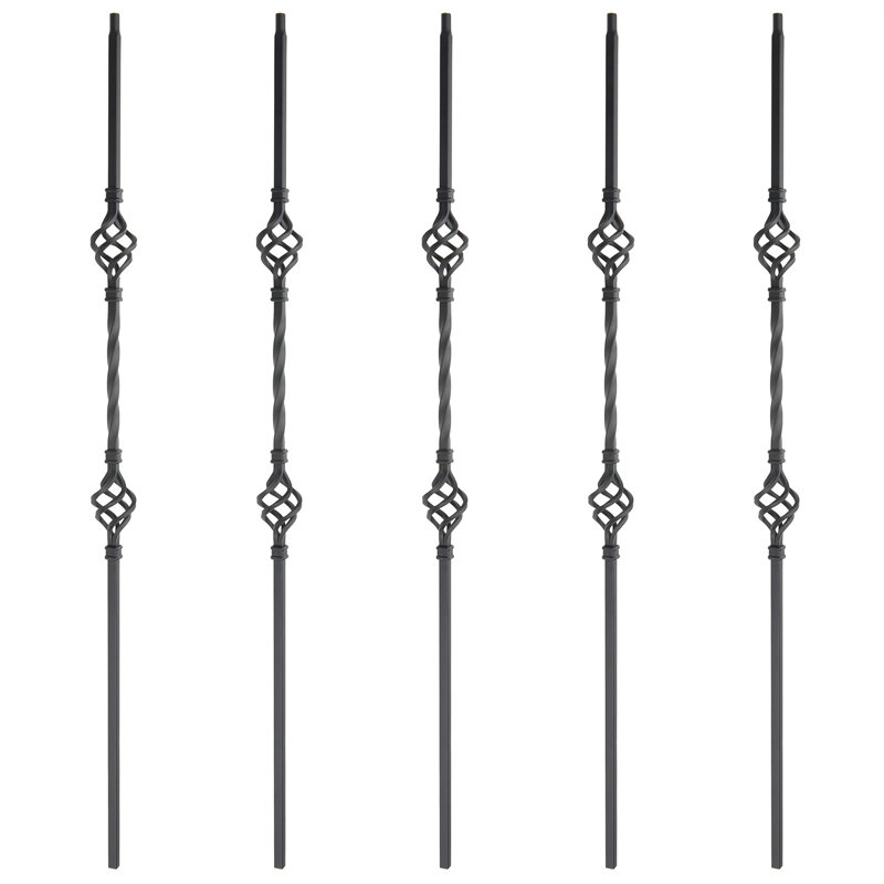 BTERAZ Double Basket Stair Railing Set | Wayfair