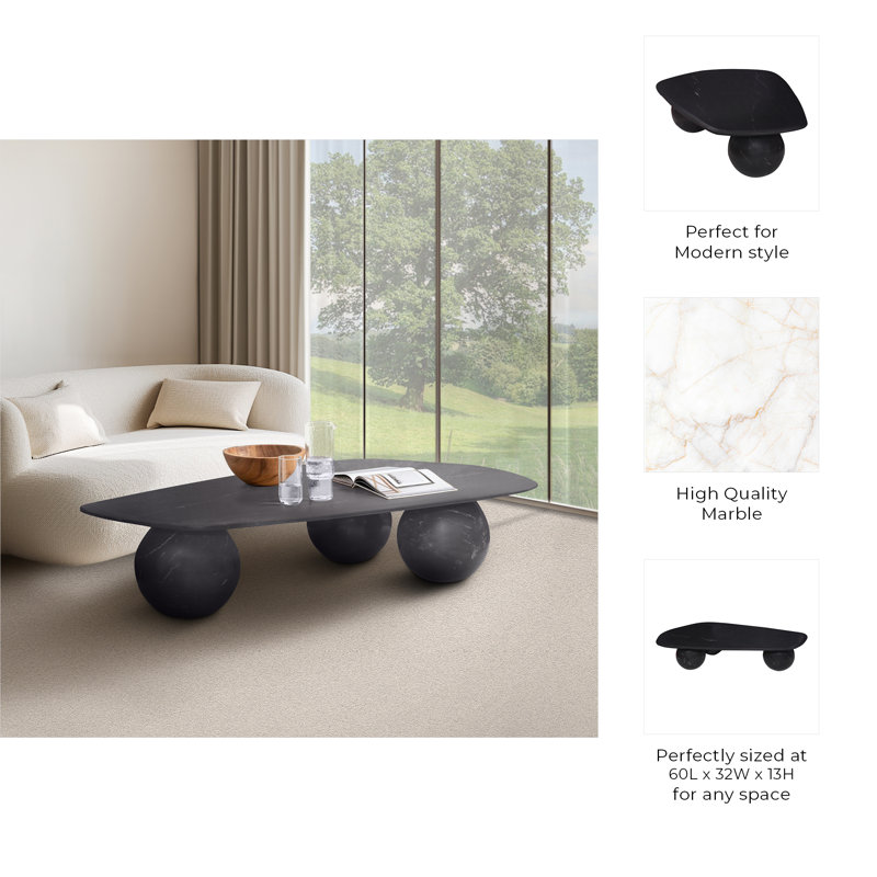 Joss & Main Elliot 60" Coffee Table & Reviews | Joss & Main