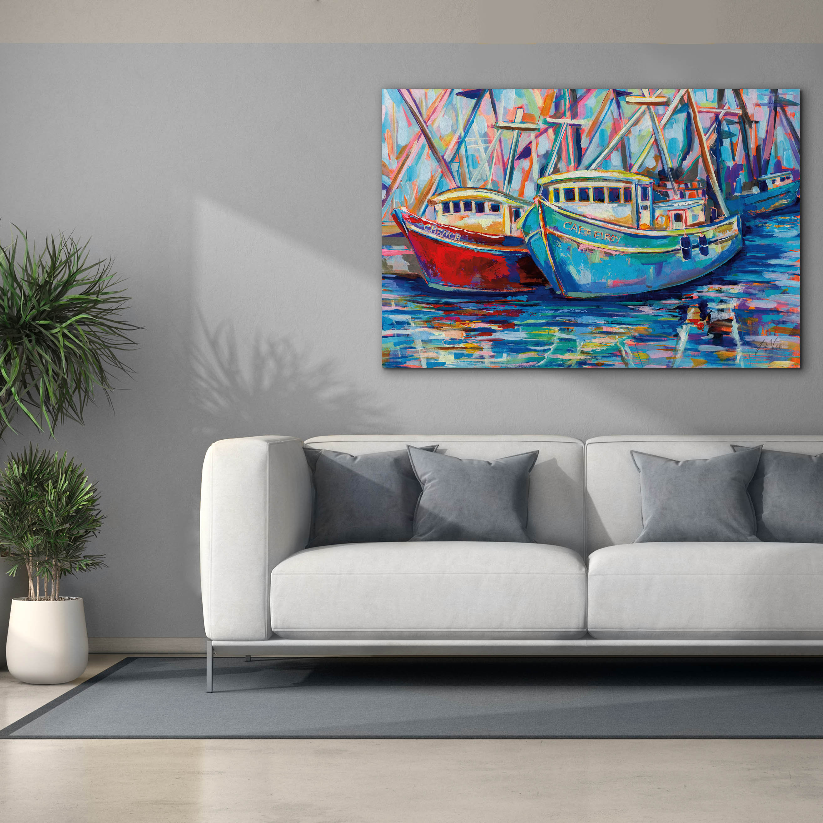 Epic Graffiti 'Salty Duo' by Jeanette Vertentes Canvas Wall Art | Wayfair