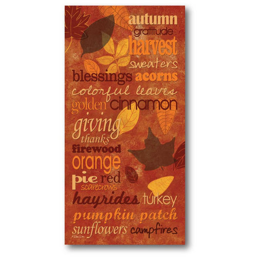 Courtside Market Autumns Fall Wall Art on Wrapped Canvas | Wayfair