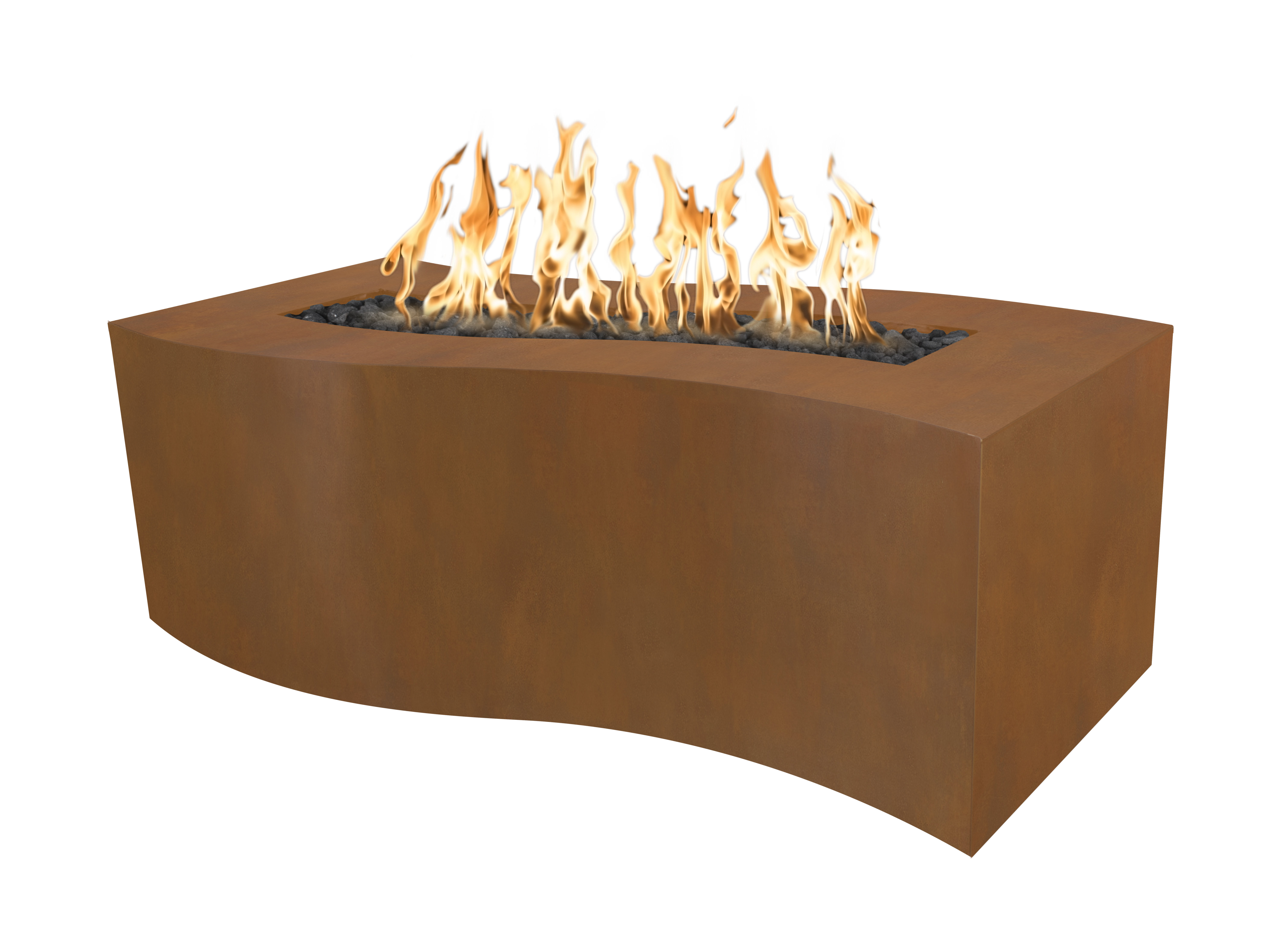 The Outdoor Plus Billow 24" H Concrete Outdoor Fire Pit Table | Perigold