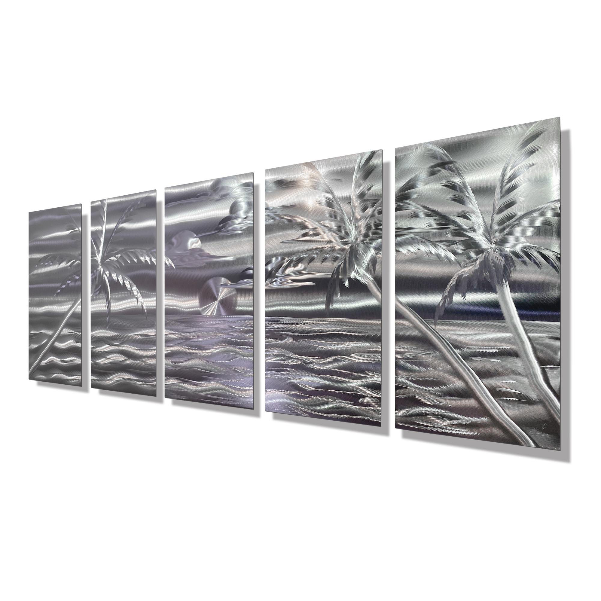 Statements2000 Tropical Metal Wall Art Sculpture Castaway 5P XL ...