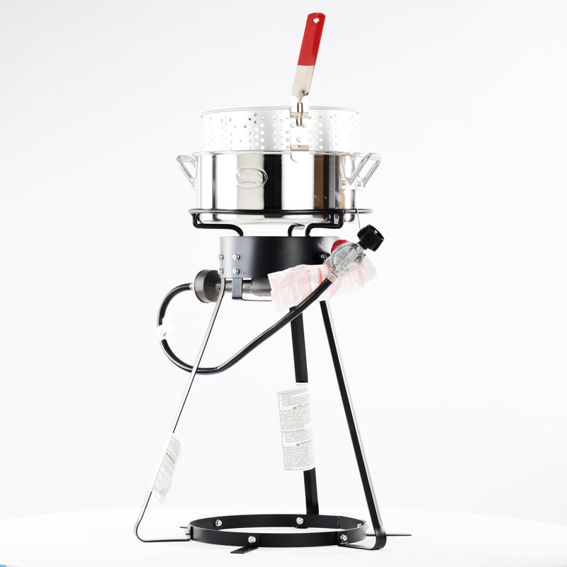 King Kooker Single Burner Propane Outdoor Cooker Kit with 10-Quart ...